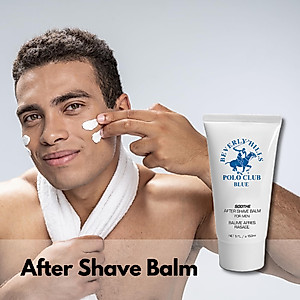 BHPC Blue by Beverly Hills Polo Club, 5 oz After Shave Balm for Men