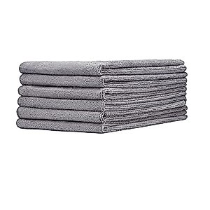 16" x 24" MW Pro Multi Surface Microfiber Towels | 6 Pack (Gray)