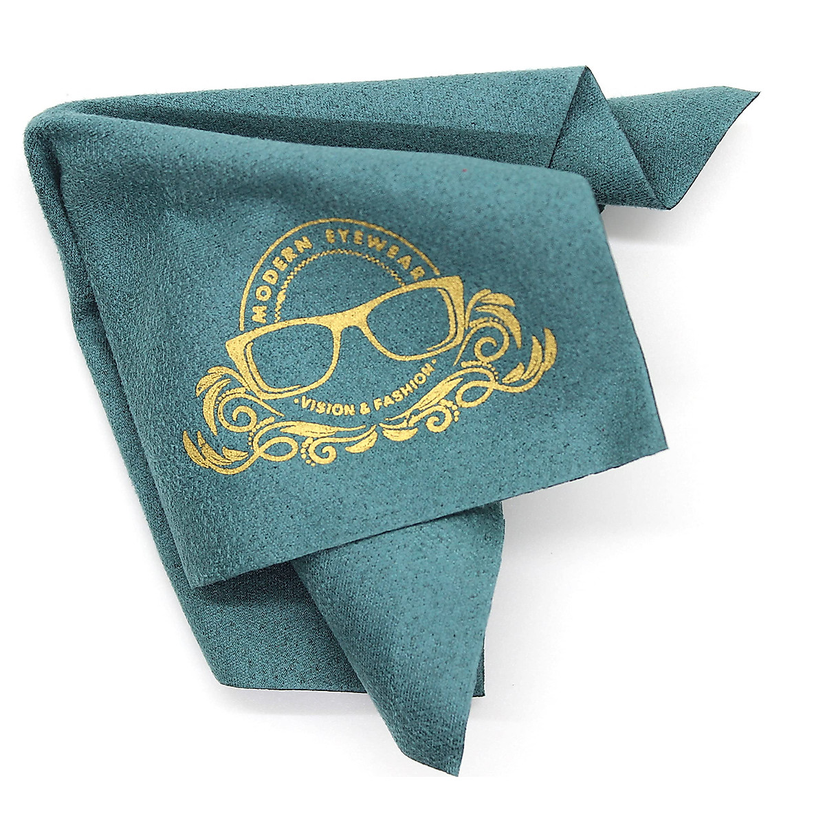 Modern Eyewear Sunglasses Case Hard Shell | Velvet Protective Hard Glasses Case for Men and Women with Cleaning Cloth | Large Green