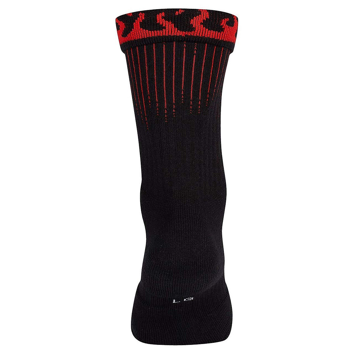 Nike Elite Fire Up Your Game Crew Socks (Black, Large)
