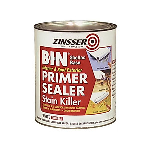 qt Zinsser 00904 White Zinsser, B-I-N Shellac Base Interior/Exterior Primer/Sealer