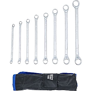 BGS 1209 | Double Ring Spanner Set | offset | 6 x 7-20 x 22 mm | 8 pcs.