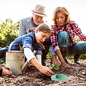 Yardwe 6pcs Barrel Shovel Garden Soil Shovels Vegetables Planting Shovel Small Mini Potting Scoop Flower Shovel Plastic Planter Pot Portable Garden Soil Scoops Flowers Bonsai Child