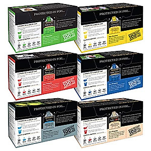 Bigelow Black Tea 6 Flavor Variety Pack, Caffeinated 20 Count (Pack of 6), 120 Total Tea Bags