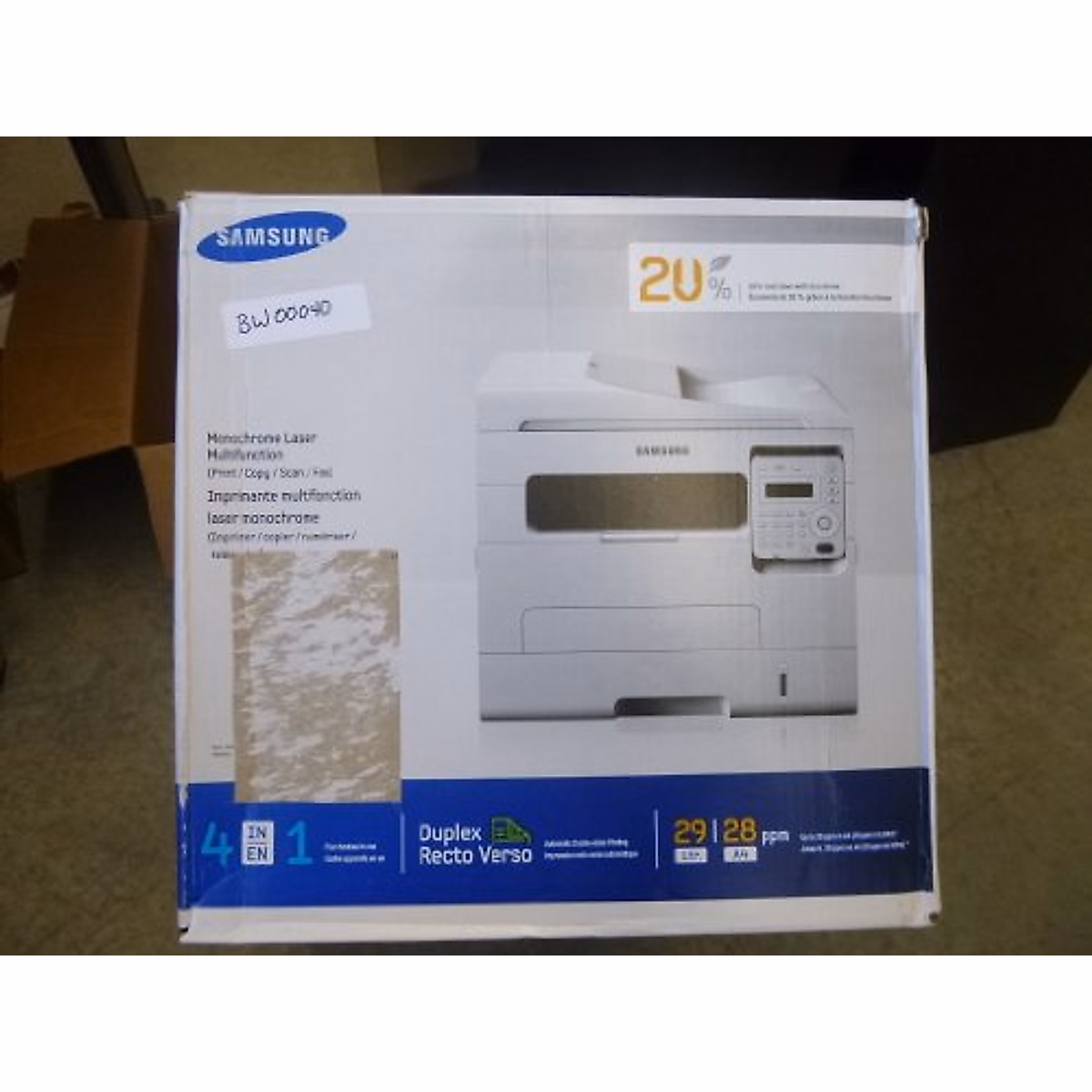 Samsung SCX-4729FW/XAA Wireless Monochrome Printer with Scanner, Copier & Fax