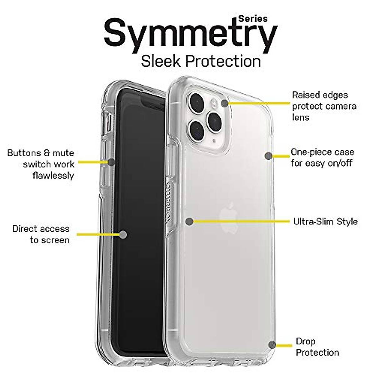 OTTERBOX SYMMETRY CLEAR SERIES Case for iPhone 11 Pro Max - CLEAR