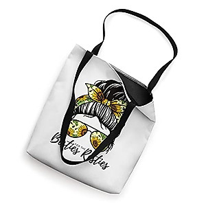Besties For The Resties Hair Bandana Matching Mommy and Me Tote Bag
