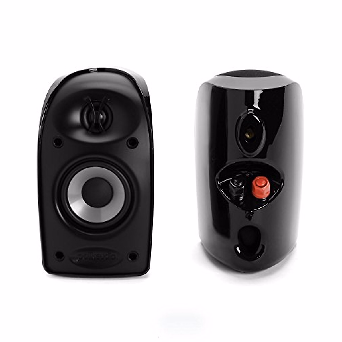 Polk Audio Blackstone TL1600 Compact Home Theater System, Total 6 Items - 4 TL1 Satellite Speakers, 1 Center Channel & an 8" Powered Subwoofer, Bass Port, Detachable Grilles Included