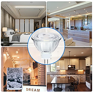 Energetic Dimmable MR16 6W 12V LED Light Bulb, 50W Halogen Equivalent, CRI 90+, GU5.3 Bi-Pin Base, 40 Degree Beam Angle, 3000K Warm White, for Landscape, Recessed, Track Lighting, UL Listed, 12Pack