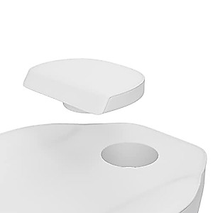 Paddie Electric Height Adjustable Tattoo Spa Bed Chair, Electric Lift Massage Table 3-Section Folding with Storage Pocket for Client/Esthetician/Artist, White