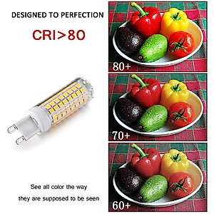 G9 LED Bulb 10W 110V Dimmable LED Corn Light Bulbs 100W Halogen Equivalent, 102 LED 2835, 4000K Natural White, Ceramic G9 Bi-Pin Base for Indoor Home Lighting Chandelier Ceiling Fan, 5 Pack