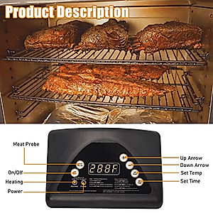 Replacement 9907100008 Part for Masterbuilt Electric Smoker Control Panel, Masterbuilt Electric Smoker Replacement Parts Digital Control Board Compatible with 20070511 20071914 20071814