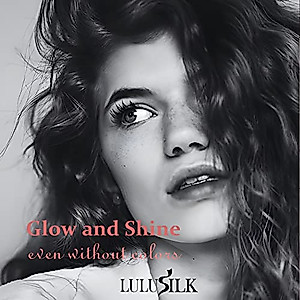 LULUSILK Silvergrey Silk Pillowcase for Hair and Skin, Mulberry Silk Pillow Case with Zipper Closure, Standard Size, Pack of 1