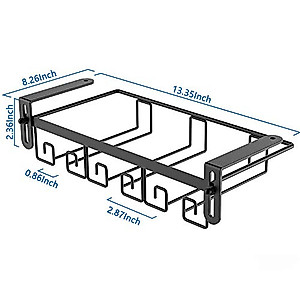 Under Cabinet Wine Glass Rack Black, Wine Glass Holder Under Shelf, Wine Glass Racks Under Cabinet Wine Glass Hanger, Under Shelf Wine Glasses Holder Under Cabinet, Stemware Rack Under Cabinet Cmecial
