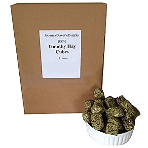 FarmerDavePetSupply 5 lb, Timothy HAY Mini Cubes for Pets
