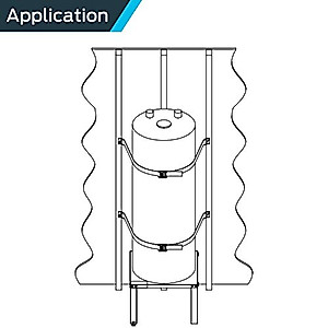 HoldRite QuickBelt for 80 Gallon Water Heater, Soft Belt, QB-50-F