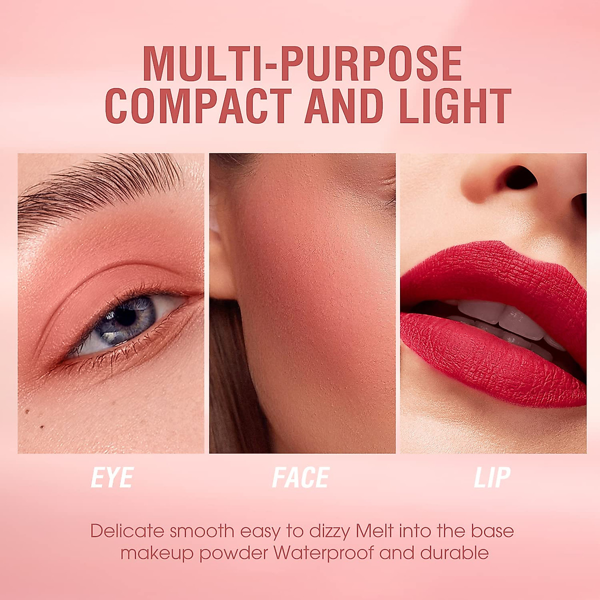 Liquid Blush with Air Cushion, Smooth, Lightweight Breathable Formula for Sheer Flush of Natural-Looking Color and Dewy Finish - Oil-Free and Matte for Soft and Subtle Look (#101 LOVE CAKE)