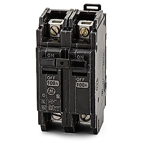 General Electric GETHQC21100WL GE THQC21100WL 2P 100A 120/240V CB, Black