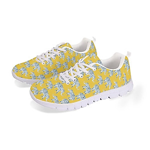 Jeiento Women's Sneakers Mesh Breathable Comfort Athletic Sport Running Walking Shoes Gym Work Shoes US 8