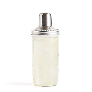 Jarware Wide Mouth Cocktail Shaker, Silver