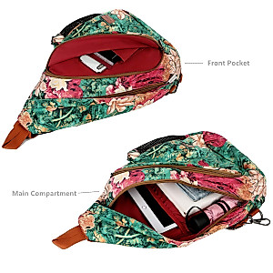 Baosha Sling backpack Crossbody Shoulder Chest Bag Travel Hiking Daypack for Women XB-04 (BS)