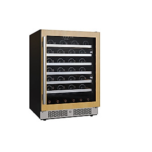 Avallon AWC242SZRH 24 Inch Wide 53 Bottle Capacity Single Zone Wine Cooler with Right Swing Door