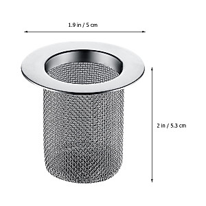 4pcs Filter Hair Catcher for Sink Drain Hair Trap Drain Hole Trap Sink Mesh Strainer Basin Drainage Strainer Sink Mesh Hair Catcher Drain Cover Mesh Sink Strainer Sink Drainer