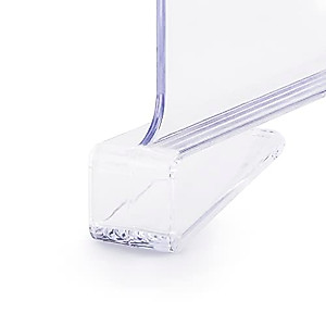 Shelf Dividers for Closet Organization – Premium Closet Shelf Dividers for Closet, Kitchen, Bedroom, Bathroom – Universal Closet Shelf Organizer for 0.4-0.95-inch Shelves – Practical Plastic Organizer