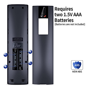 Universal Remote Controller for Vizio Smart TV，XRT136 Replacement Compaitble for All Vizio UHD LED LCD HD 4K HDR and More TVs(D-Series E-Series P-Series V-Series)