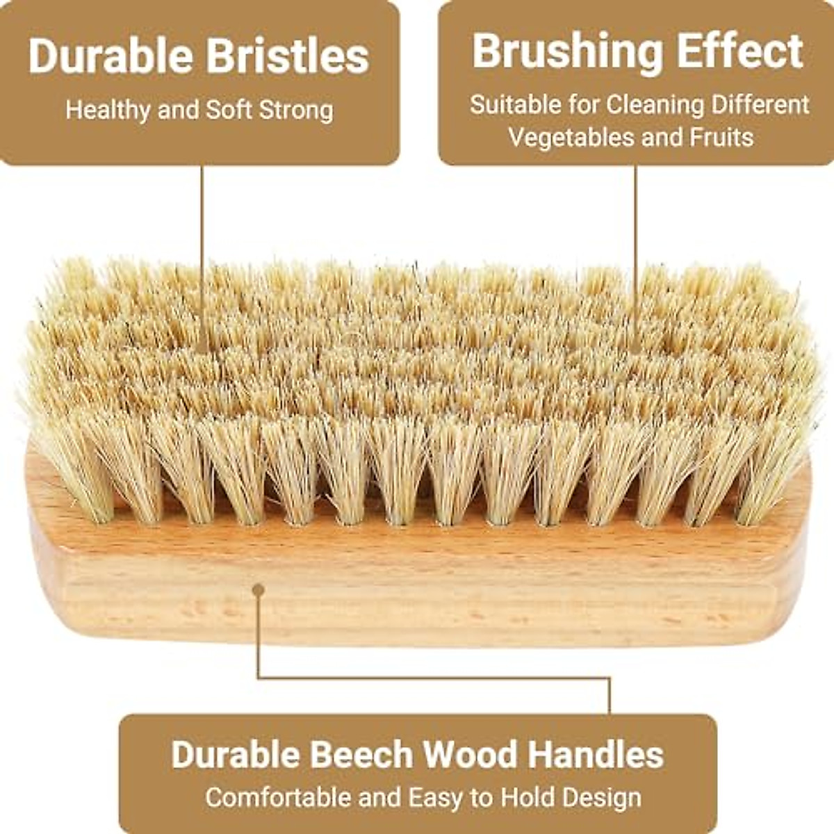 SEPGLITTER Vegetable Brush,Veggie Wash Brushes Potato Brush Cleaning Brush for Potato Carrot Cucumber and Fruits Vegetable Brush Scrubber for Food