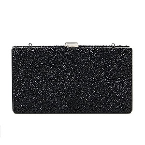 LUI SUI Women Glistening Evening Clutch Bags Envelope Rhinestone Purse Crossbody Bag Wedding Party Bridal Prom Handbag