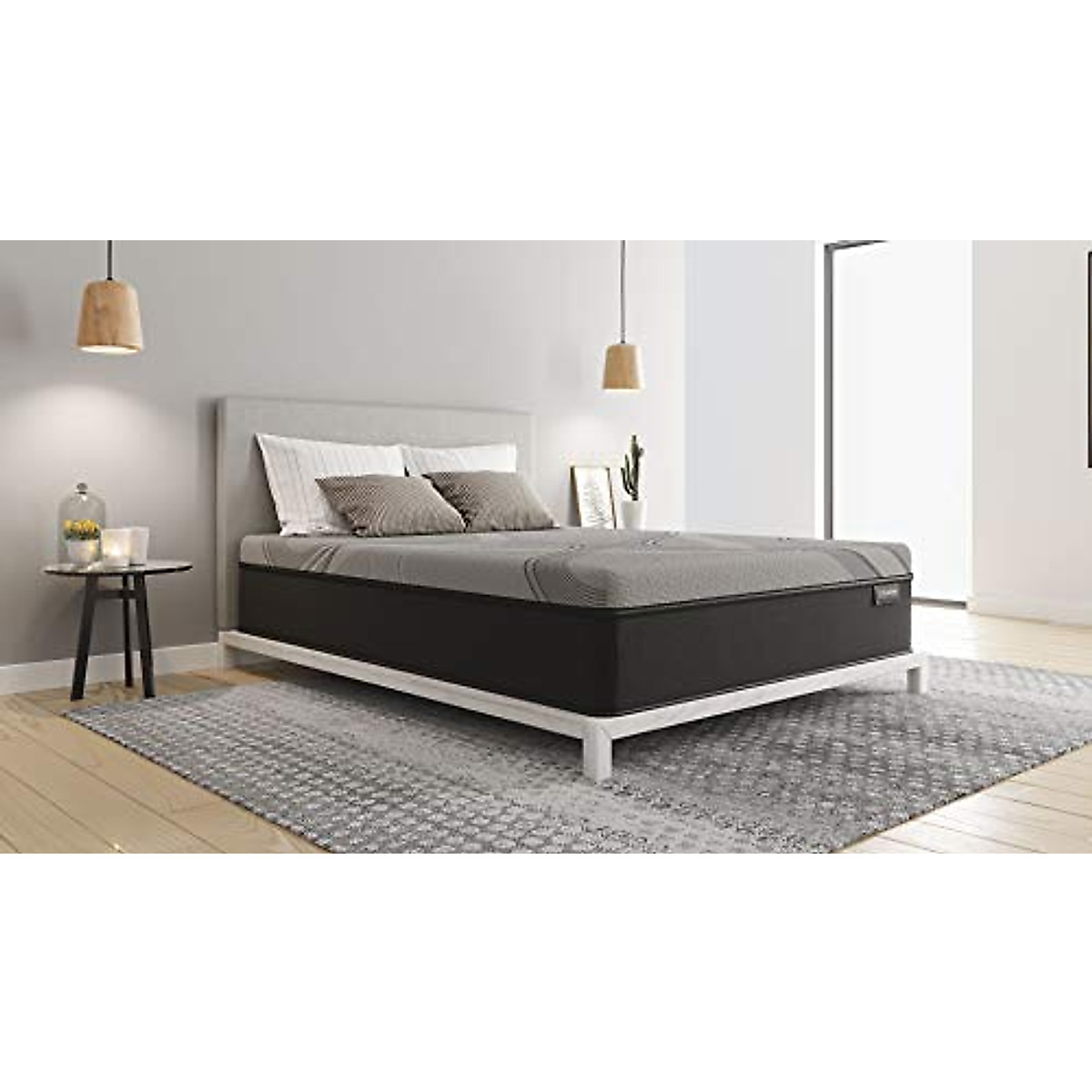 Zeta Ice Ultra-Cool Graphite Infusion Mattress 14-inch Foam, Queen, Medium