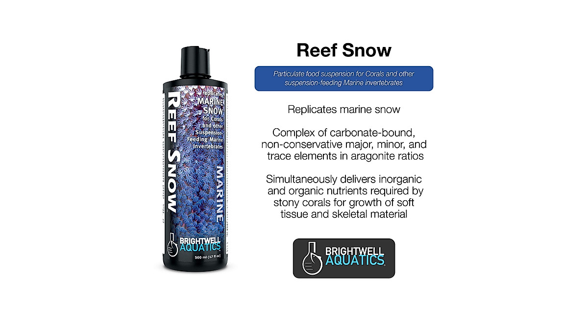 Brightwell Aquatics Reef Snow - Marine Snow for Corals & Inverts