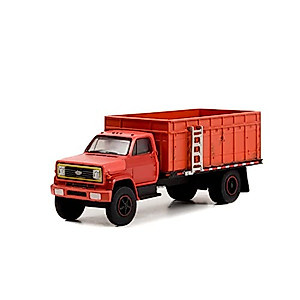 ModelToyCars 1980 Chevy C-70 Grain Truck (Weathered), Red - Greenlight 45150A - 1/64 Scale Diecast Car