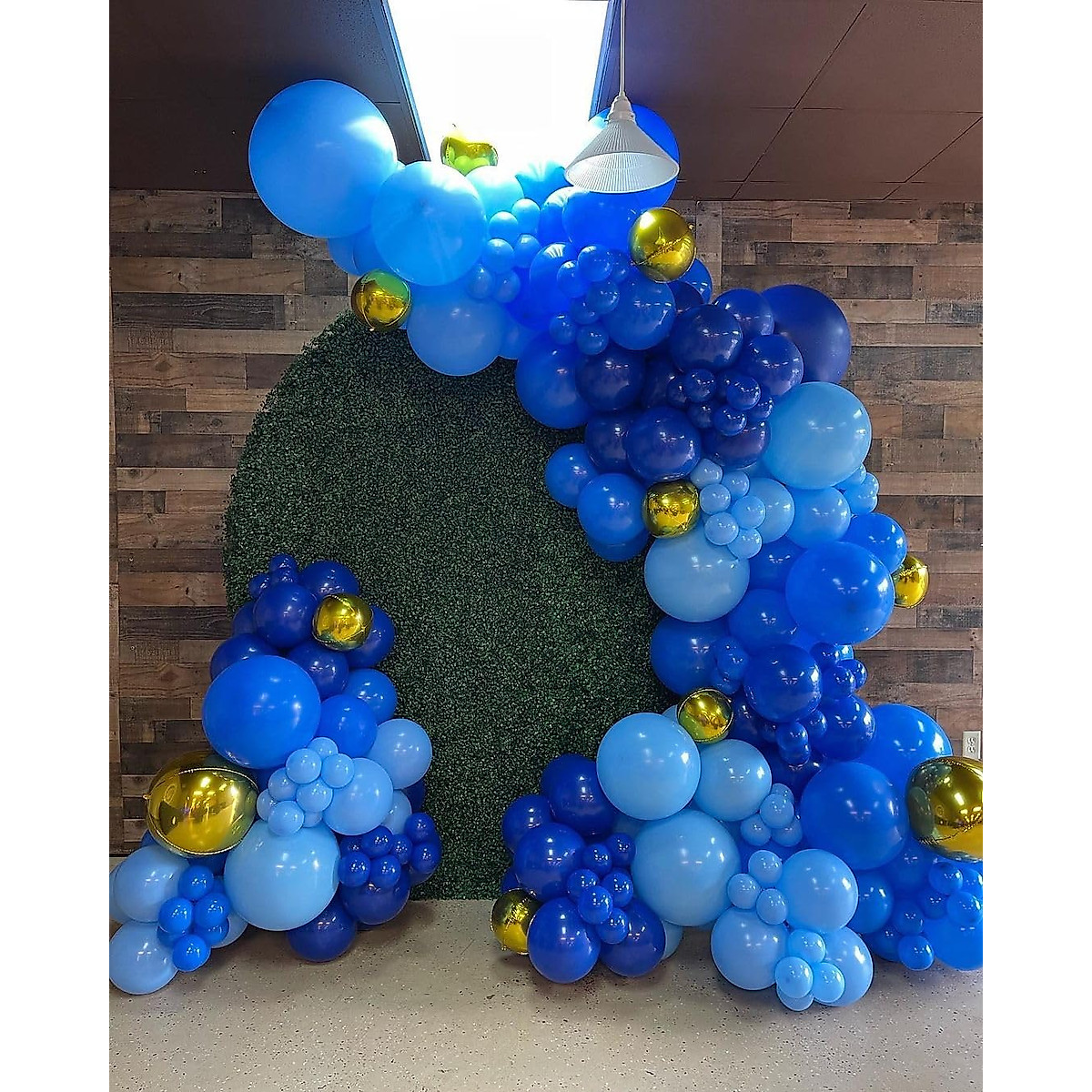 ZHMYBLN Blue Balloons, 100Pcs 12 inch Bright Blue Latex Balloons Round Helium Balloons for Birthday Wedding Baby Shower Anniversary Party Backdrop Decorations