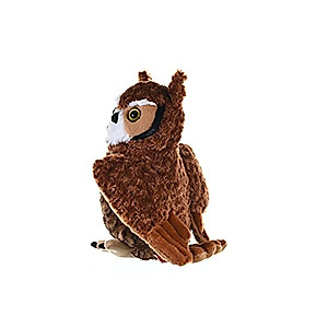 Wild Republic Great Horned Owl Plush, Stuffed Animal, Plush Toy, Kids Gifts, Cuddlekins 12", Model Number: 12310