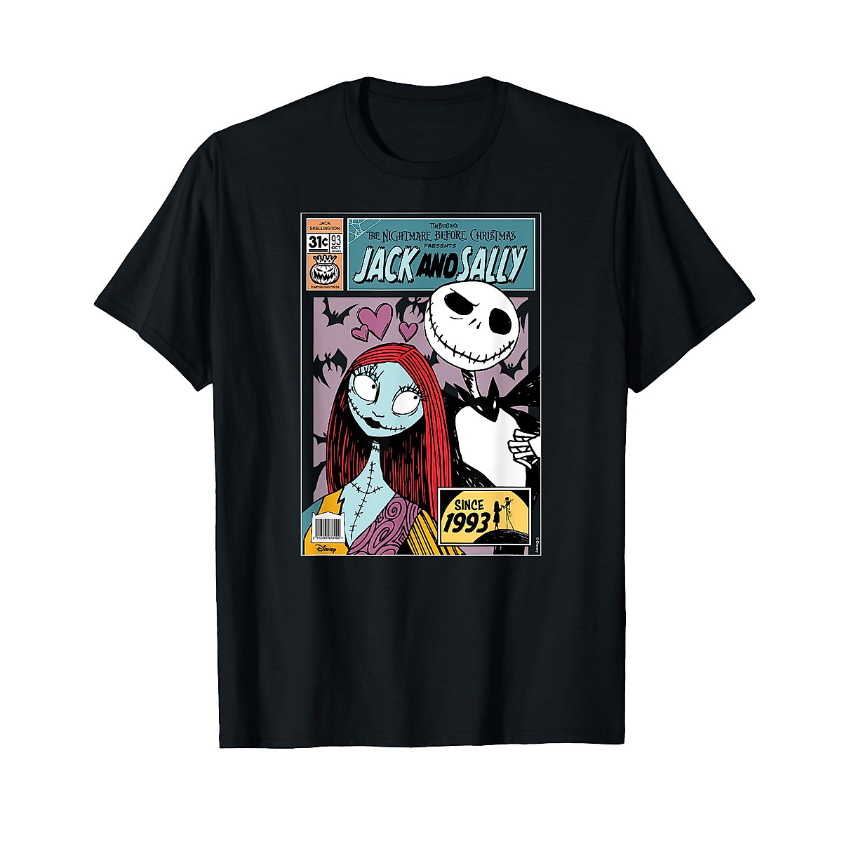 The Nightmare Before Christmas - Jack And Sally T-Shirt