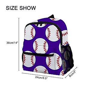 My Daily Kids Backpack Baseball Nursery Bags for Preschool Children