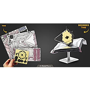 Metal Earth James Webb Space Telescope 3D Metal Model Kit Fascinations