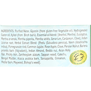 Auromere Ayurvedic Mouthwash, Fluoride Free, Alcohol Free, 16 Fluid Ounce (Pack of 3)