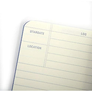 Unemployed Philosophers Guild Star Trek Captain's Log Large Notebook
