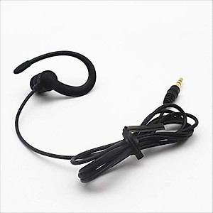 LINHUIPAD Single Side Earbud Headphones Stereo in-Ear Earphone Removable Hook Earphone for PC Smartphones MP3 MP4 Players