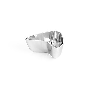 nambe Boomerang Bowl, Made of Metal Alloy, Measures 8.5-Inches, Serving Bowl, Small Dish, Countertop, Fruit, Salad and Sides Bowl, Centerpiece, Kitchen Décor