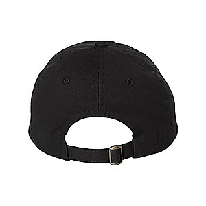Classic Dad Cap VC300A / Custom Hats/Embroidery Hats/Monogram Hats (Black)