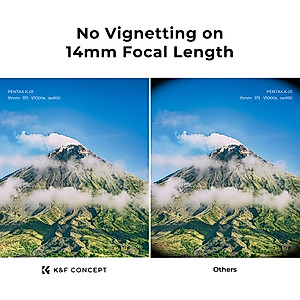 K&F Concept 37mm MC UV Protection Filter with 28 Multi-Layer Coatings HD/Hydrophobic/Scratch Resistant Ultra-Slim UV Filter for 37mm Camera Lens (Nano-X Series)