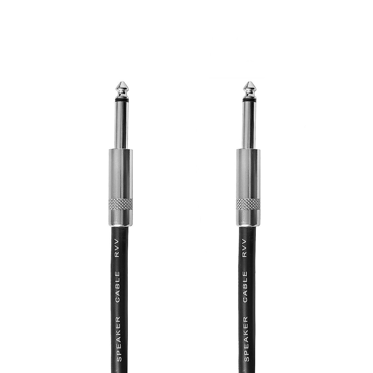 Yoico 4Pcs 25 Feet Professional 1/4" to 1/4" Speaker Cables, 12 Gauge AWG 2-Conductor 1/4 Male Inch Heavy Duty Audio Amplifier Cord Wire, 4 Pack