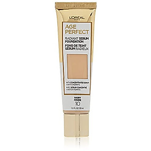 L'Oreal Paris Age Perfect Radiant Serum Foundation with SPF 50, Ivory