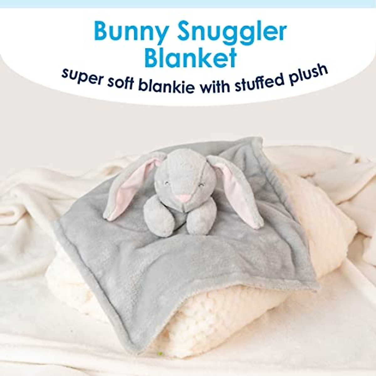 Carter's Bunny Plush Stuffed Animal Snuggler Lovey Security Blanket
