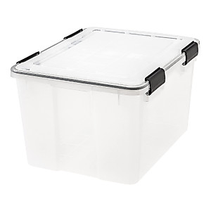 IRIS Weathertight Storage Box, 46.6 Qt