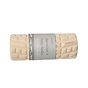 easyoga YNE-002-E1 Eco Body Roller, Beige, 12.8 x 5.1 inches (32.5 x 13 cm)